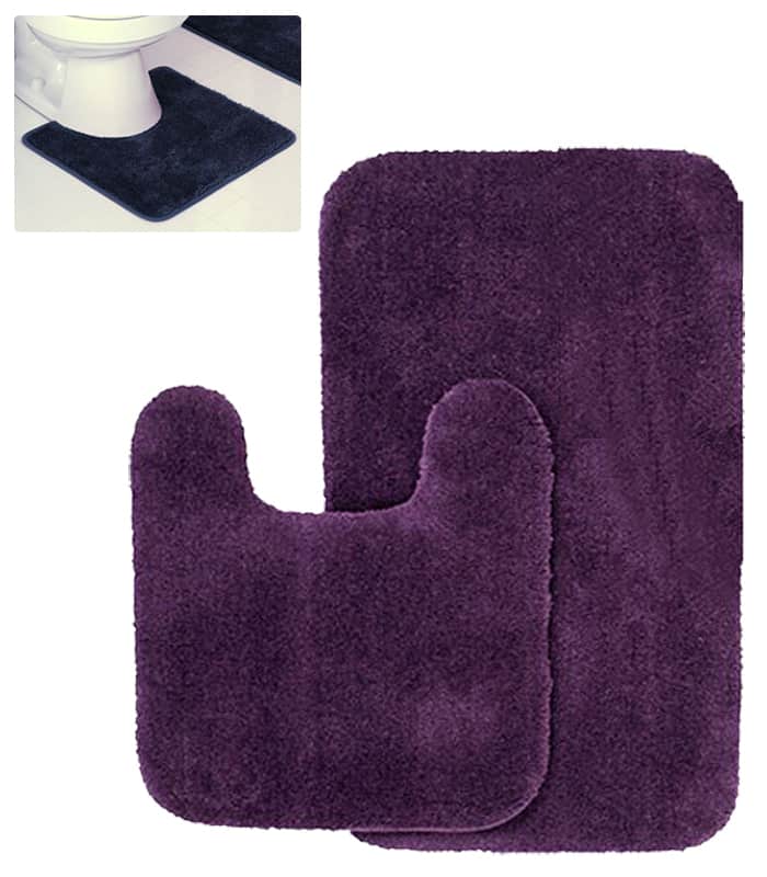 2 Piece Bath Mat Set - Supersavings