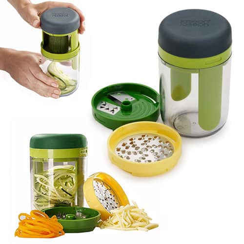 3-in-1 hand-held Spiralizer - Supersavings