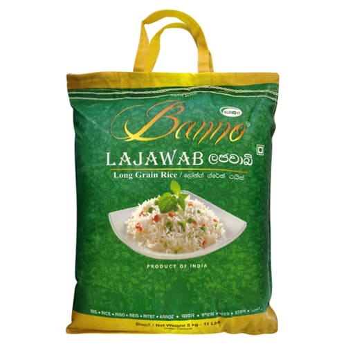 Banno Lajawab Long Grain Rice 5Kg - Supersavings