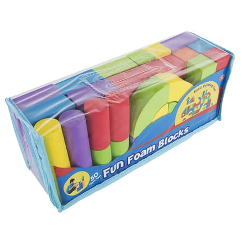 Fun Foam Blocks For Kids (50 Piece Set) - Supersavings