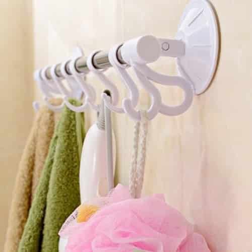 Hanging Rod Hook Towel Rack - Supersavings