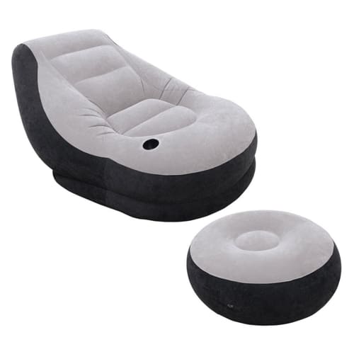 Intex Ultra Lounge Inflatable Chair and Ottoman - Supersavings