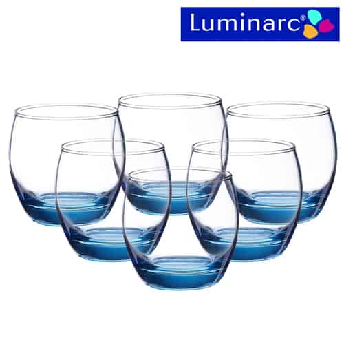 Luminarc Salto Ice Blue Glass Tumbler Set - Supersavings