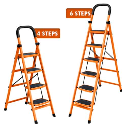 New Domestic Step Ladder (4 and 6 Steps) - Supersavings