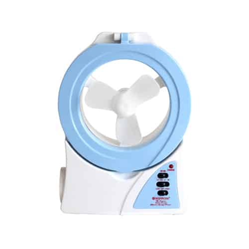 Nippon Rechargeable Fan with Light NPN-0301 - Supersavings