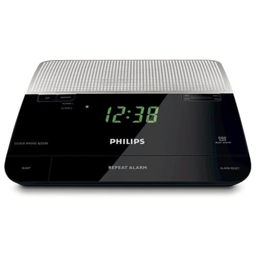 Philips Alarm Clock FM Radio (AJ3226) - Supersavings