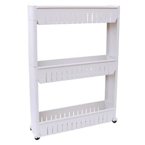 Portable 3 Tier Storage Shelf With Wheels - Supersavings