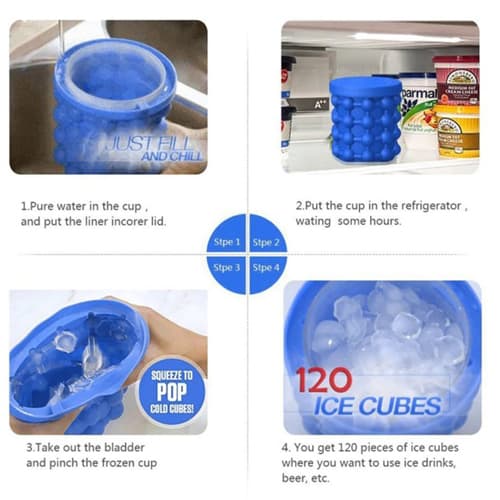 Silicone Ice Cube Maker - Supersavings