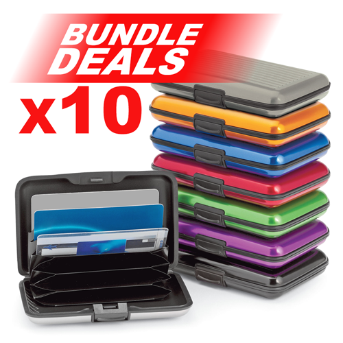 Secure Aluminum Wallet 10pcs (Bundle) - Supersavings