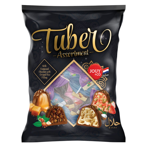 Tuber Assortment Milk Compound Chocolate with Crisped Rice Filling 1kg ...