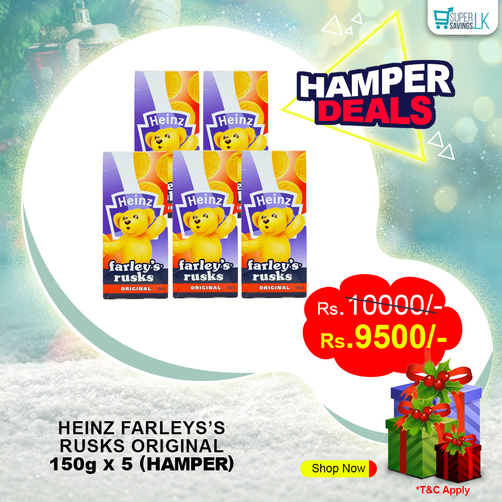 Heinz Farleys's Rusks Original 150g x5 Hamper - Supersavings