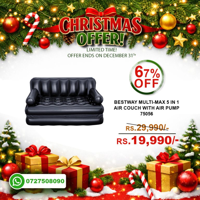 Bestway Multi-Max 5 in 1 Air Couch with Air Pump 75056 - Supersavings